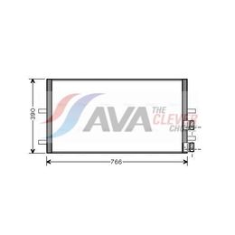 AVA QUALITY COOLING Kondensator, Klimaanlage fda5407 f&uuml;r Ford