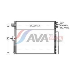 AVA QUALITY COOLING Kondensator, Klimaanlage je5061d f&uuml;r Chrysler JEEP