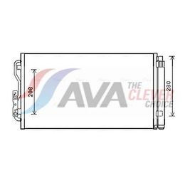 AVA QUALITY COOLING Kondensator, Klimaanlage bwa5434d f&uuml;r BMW
