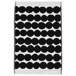 G&auml;stehandtuch Marimekko "R&Auml;SYMATTO", wei&szlig;,schwarz, B:30cm L:50cm, Frottee, Baumwolle, Handt&uuml;cher, 100% Baumwolle, weich, 30 x 50 cm