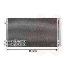 Van Wezel Kondensator, Klimaanlage 18015738 f&uuml;r Ford