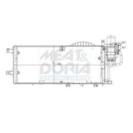 MEAT & DORIA MEAT & DORIA Kondensator, Klimaanlage 991107 f&uuml;r Opel GM