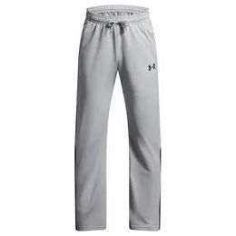 Sporthose Under Armour "UA BRAWLER 3.0 TAPERED PANT", M&auml;dchen, Gr. L (152/158), N-Gr, mod gray,, schwarz, Obermaterial: 100% Polyester, Hosen Sporthose
