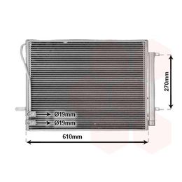Van Wezel Kondensator, Klimaanlage 58015714 f&uuml;r VW