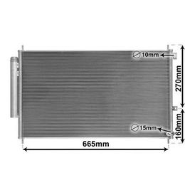 Van Wezel Kondensator, Klimaanlage 25015701 f&uuml;r HONDA