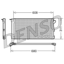 DENSO Kondensator, Klimaanlage dcn09105 f&uuml;r Fiat