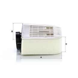 MANN-FILTER Luftfilter c38011 Filtereinsatz 101mm f&uuml;r VAG