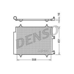 DENSO Kondensator, Klimaanlage dcn21005 f&uuml;r Peugeot
