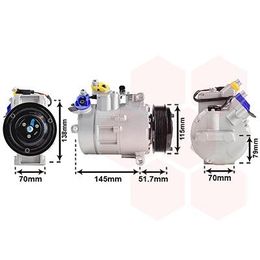 Van Wezel Kompressor, Klimaanlage 0600k329 f&uuml;r BMW