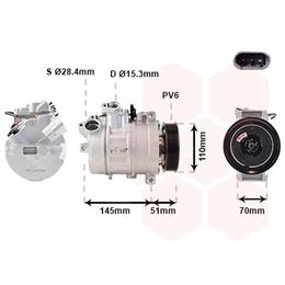 Van Wezel Kompressor, Klimaanlage 0600k384 f&uuml;r BMW