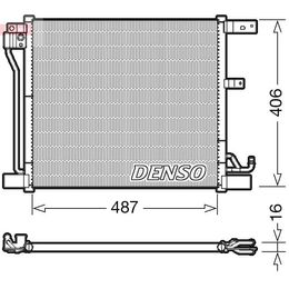 DENSO Kondensator, Klimaanlage dcn46018 f&uuml;r NISSAN