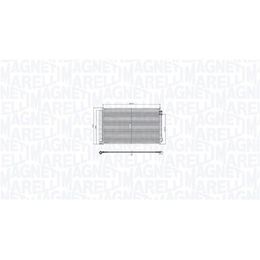 MAGNETI MARELLI Kondensator, Klimaanlage 350203105400 f&uuml;r Mercedes