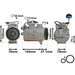 Van Wezel Kompressor, Klimaanlage 0600k306 f&uuml;r BMW