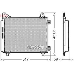 DENSO Kondensator, Klimaanlage dcn21035 f&uuml;r Citro&euml;n/Peugeot
