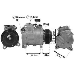 Van Wezel Kompressor, Klimaanlage 0600k493 f&uuml;r BMW