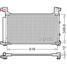 DENSO Kondensator, Klimaanlage dcn50132 f&uuml;r LEXUS