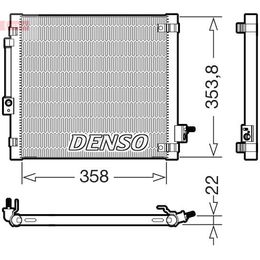 DENSO Kondensator, Klimaanlage dcn99081 links f&uuml;r Tesla