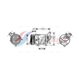 AVA QUALITY COOLING Kompressor, Klimaanlage bwak076 f&uuml;r MINI