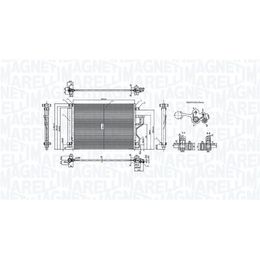 MAGNETI MARELLI Kondensator, Klimaanlage 350203106700 f&uuml;r HYUNDAI