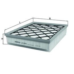 KNECHT Luftfilter lx2641 Filtereinsatz 50,3mm f&uuml;r BMW