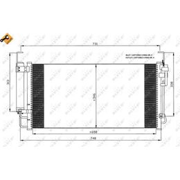 NRF Kondensator, Klimaanlage 35473 f&uuml;r HYUNDAI