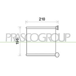 PRASCO W&auml;rmetauscher, Innenraumheizung ad324h001 f&uuml;r Audi
