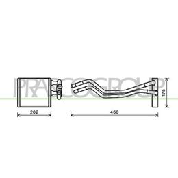 PRASCO W&auml;rmetauscher, Innenraumheizung fd344h001 f&uuml;r Ford
