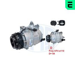 ERA Kompressor, Klimaanlage 670197 f&uuml;r Ford