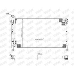 WALKER Kondensator, Klimaanlage wcd00227 f&uuml;r Ford NISSAN