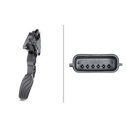 Hella Sensor, Fahrpedalstellung 6pv009978761 f&uuml;r NISSAN