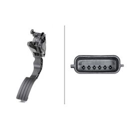 Hella Sensor, Fahrpedalstellung 6pv009978711 f&uuml;r RENAULT