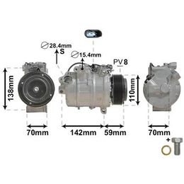 Van Wezel Kompressor, Klimaanlage 0600k418 f&uuml;r BMW