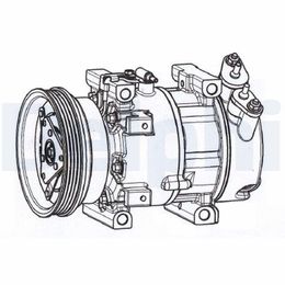 DELPHI Kompressor, Klimaanlage cs20533 f&uuml;r DACIA