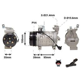 Van Wezel Kompressor, Klimaanlage 5100k085 f&uuml;r Subaru