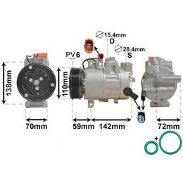 Van Wezel Kompressor, Klimaanlage 0300k411 f&uuml;r Audi