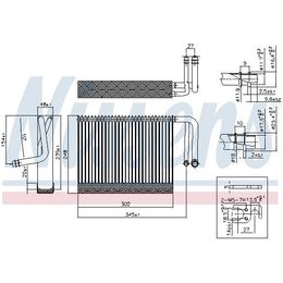 NISSENS Verdampfer, Klimaanlage 92327 f&uuml;r ALPINA