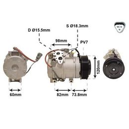 Van Wezel Kompressor, Klimaanlage 5300k726 f&uuml;r TOYOTA