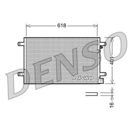 DENSO Kondensator, Klimaanlage dcn02006 f&uuml;r VW VAG