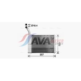 AVA QUALITY COOLING W&auml;rmetauscher, Innenraumheizung cn6330 f&uuml;r Citro&euml;n