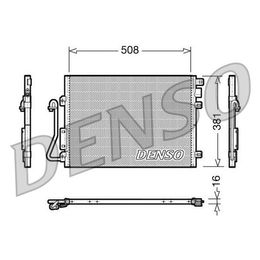 DENSO Kondensator, Klimaanlage dcn37001 f&uuml;r DACIA