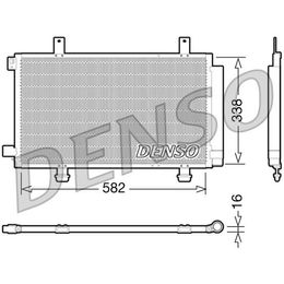 DENSO Kondensator, Klimaanlage dcn47002 f&uuml;r Suzuki Fiat