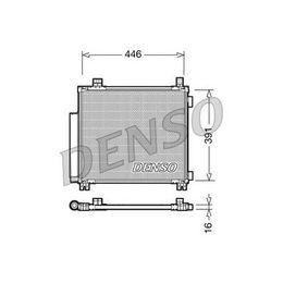DENSO Kondensator, Klimaanlage dcn50045 f&uuml;r TOYOTA