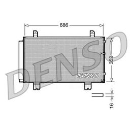 DENSO Kondensator, Klimaanlage dcn51002 f&uuml;r LEXUS