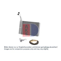 AKS DASIS W&auml;rmetauscher, Innenraumheizung 069015n f&uuml;r Citro&euml;n/Peugeot