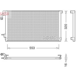 DENSO Kondensator, Klimaanlage dcn21014 f&uuml;r Citro&euml;n/Peugeot Peugeot