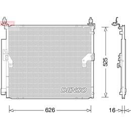DENSO Kondensator, Klimaanlage dcn50034 f&uuml;r TOYOTA