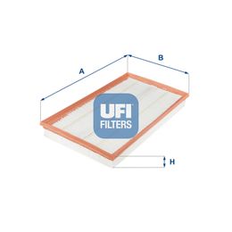 UFI Luftfilter 3065800 Filtereinsatz 43mm f&uuml;r Mercedes