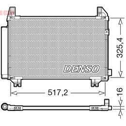 DENSO Kondensator, Klimaanlage dcn50107 f&uuml;r TOYOTA