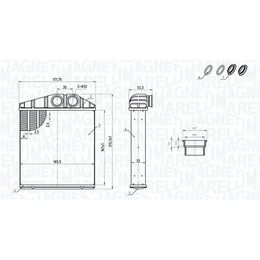 MAGNETI MARELLI W&auml;rmetauscher, Innenraumheizung 350218419000 f&uuml;r OPEL VAUXHALL