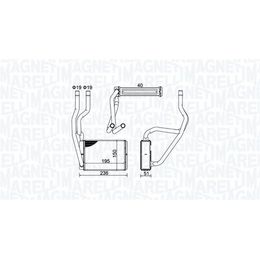MAGNETI MARELLI W&auml;rmetauscher, Innenraumheizung 350218421000 f&uuml;r Ford